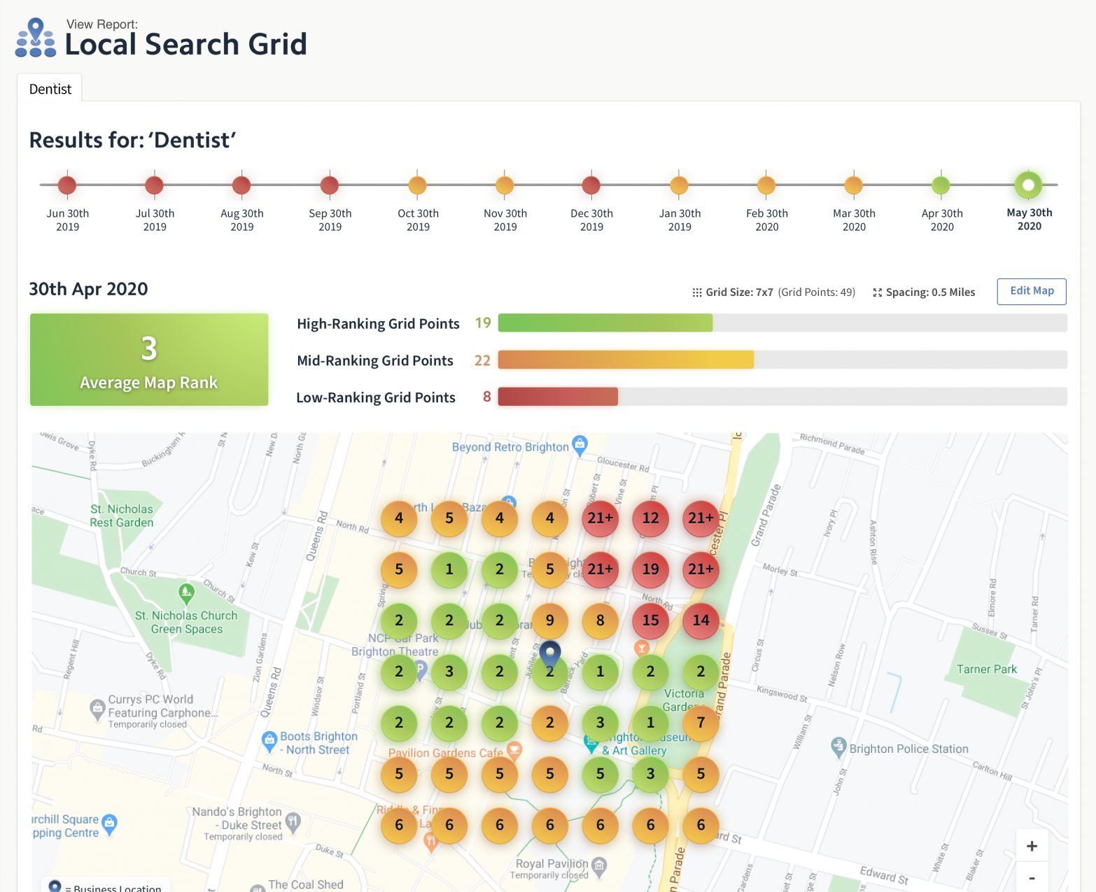 Local Search Grid: Put Your Rankings on the Map - BrightLocal