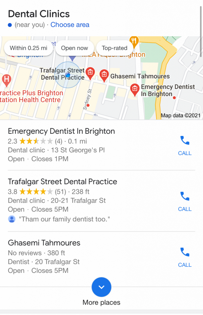 Local 2-Packs Spotted in Google Mobile SERPs - BrightLocal