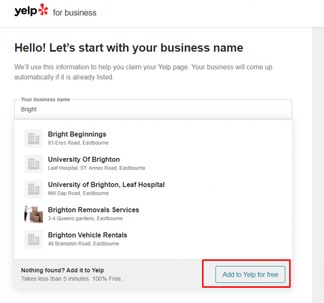 How to Add or Claim a Yelp Business Listing - BrightLocal